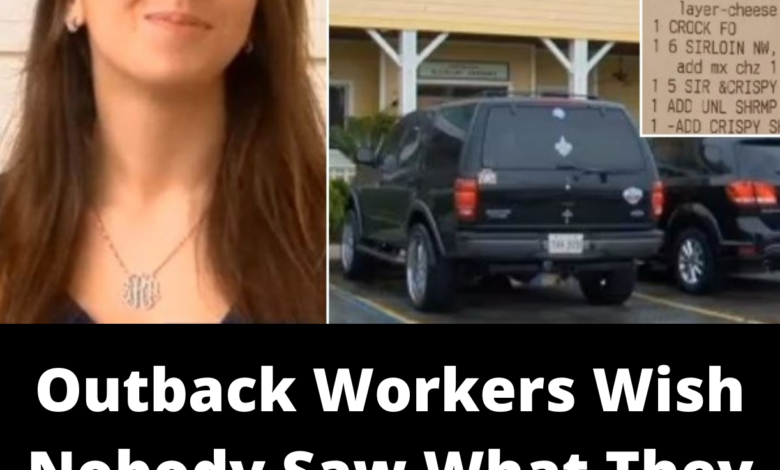 Outback Employees' Secret Message on Police Receipt Revealed: A Wish to ...