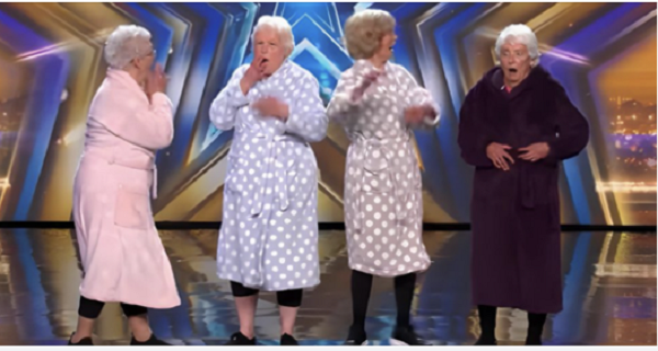 Four Women Entered the BGT Stage in Warm Robes. Their Classic Grooves ...