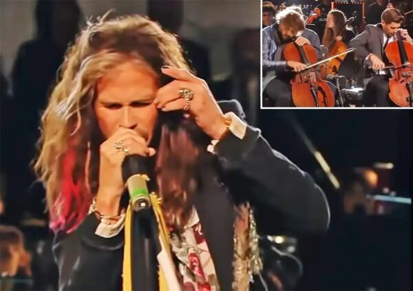 Steven Tyler rocks the Colosseum in Rome without an electric guitar in ...
